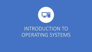 Introduction to operating system, system calls and interrupts | PPTX ...