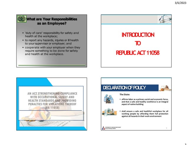 Introduction to OSH.pdf | Business | Business and Finance