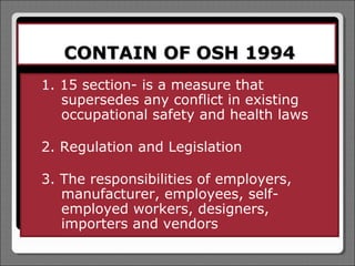 Introduction to osha | PPT