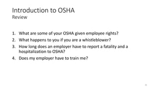 Introduction to OSHA regulations and standards.pptx