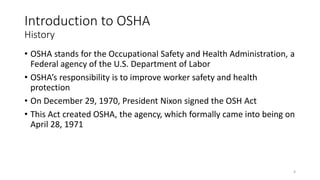 Introduction to OSHA regulations and standards.pptx | Lung and ...