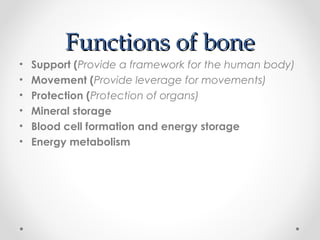 Introduction to osteology | PPT