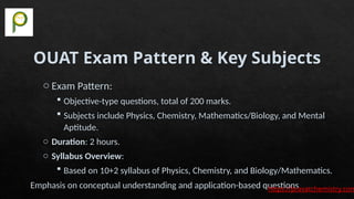 Introduction to OUAT Exam at pravat chemistry | PPSX
