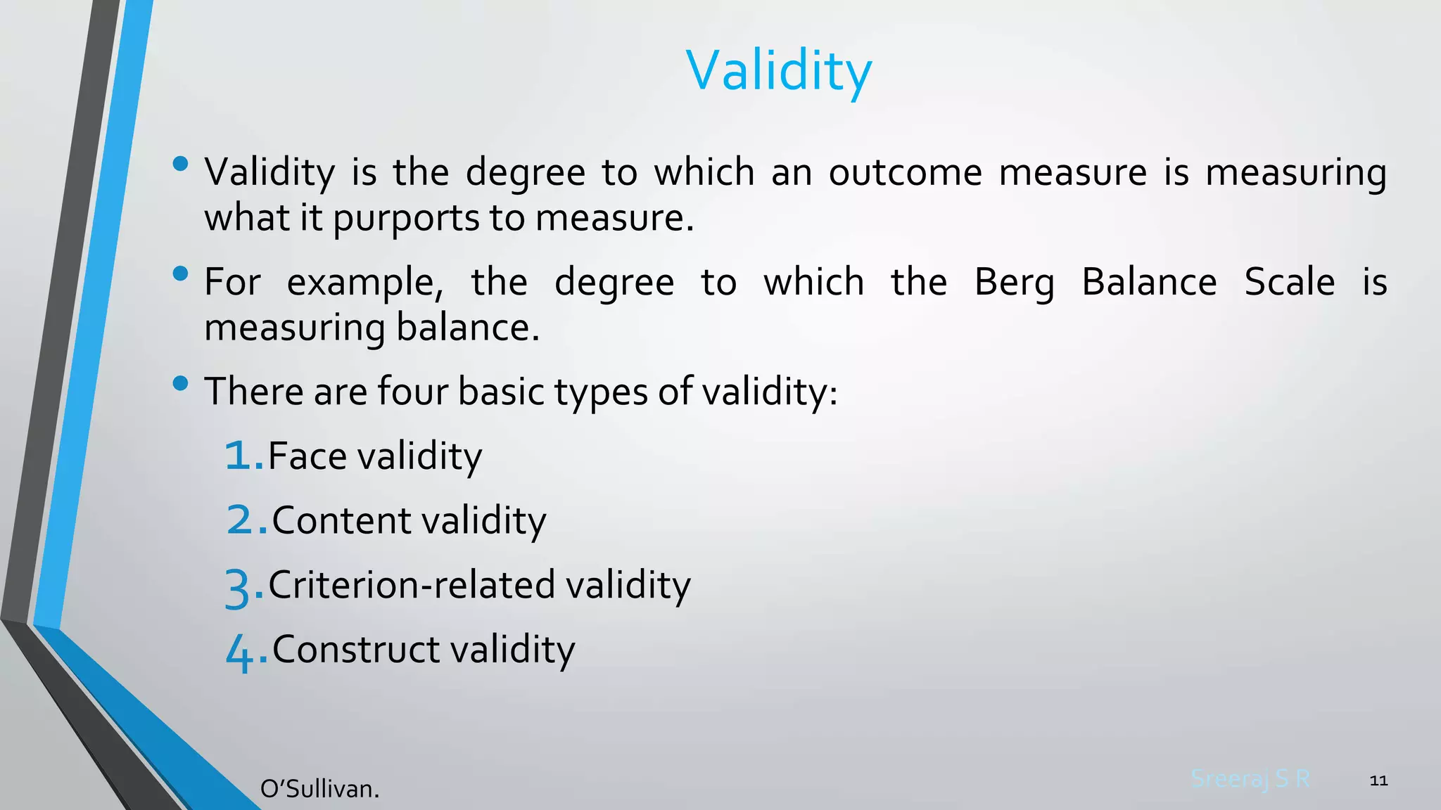 Introduction to outcome measures | PPTX