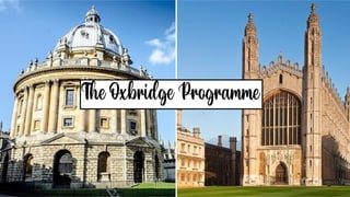 Introduction to Oxbridge powerpoint for 6th form | PPTX