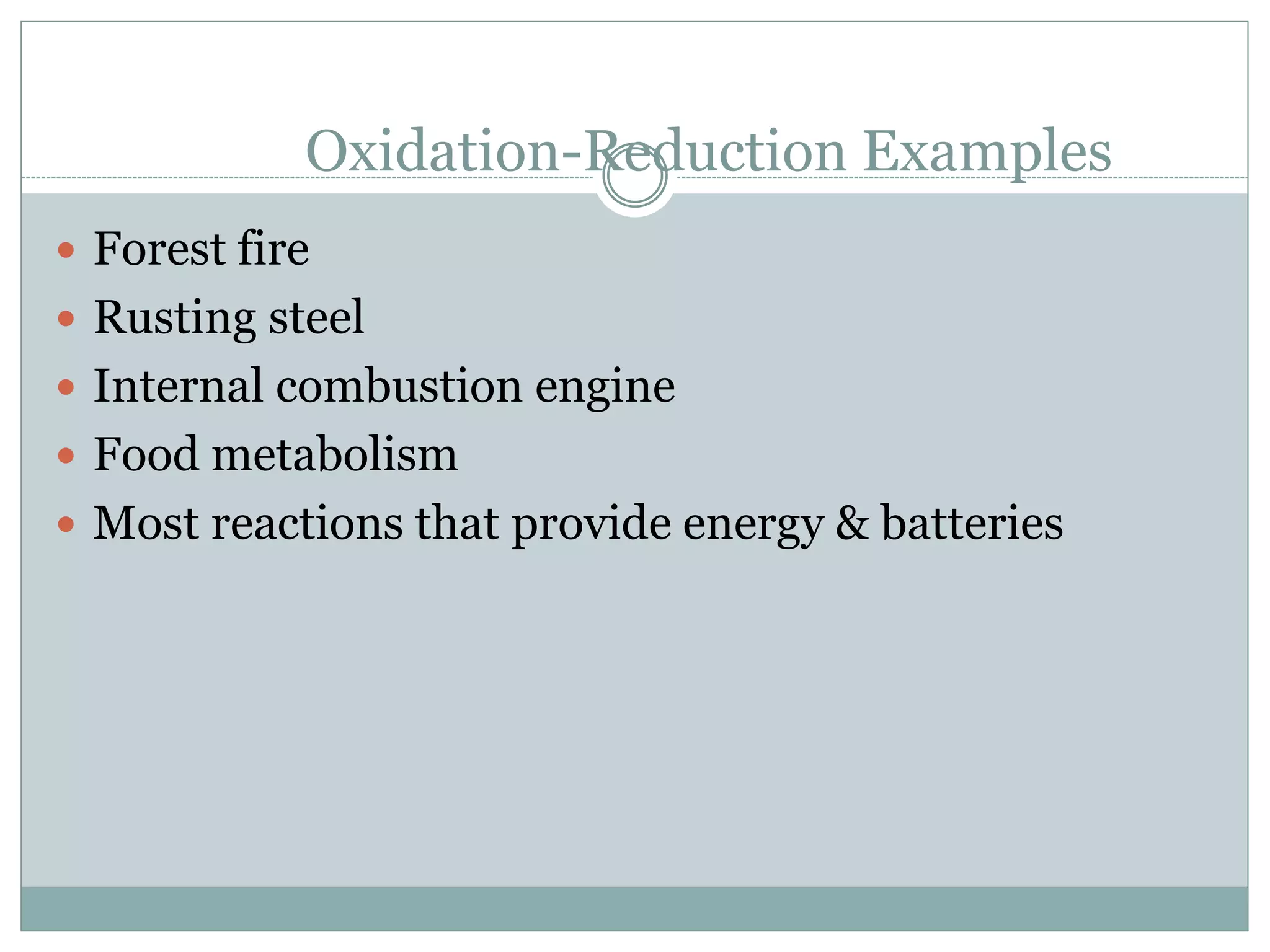Introduction to oxidation | PPT