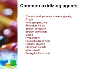Introduction to oxidizing agents | PPTX