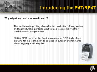 Zebra Mobile Printer P4T RP4T | PPT