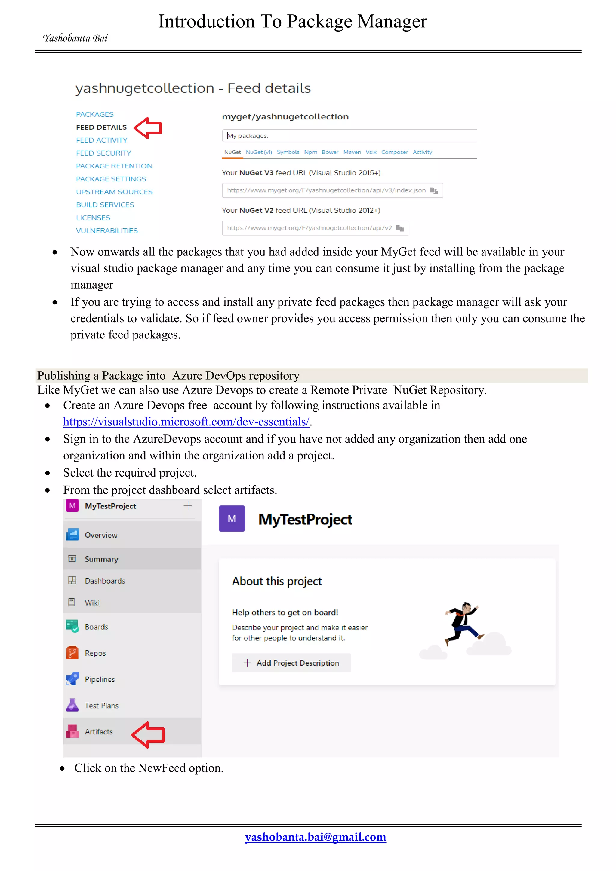 Introduction to package manager | PDF