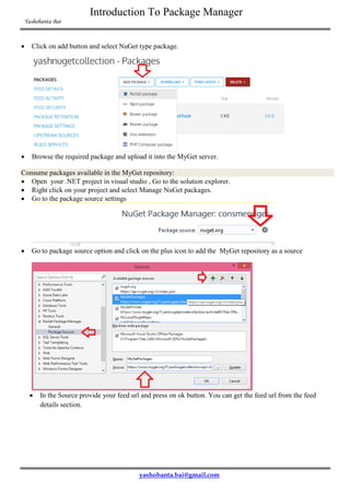 Introduction to package manager | PDF