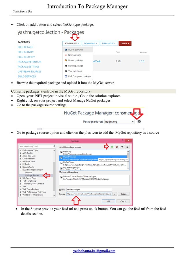 Introduction to package manager | PDF