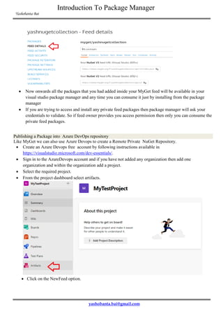 Introduction to package manager | PDF