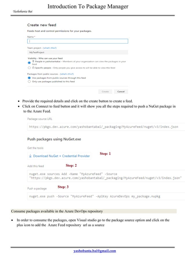 Introduction to package manager | PDF