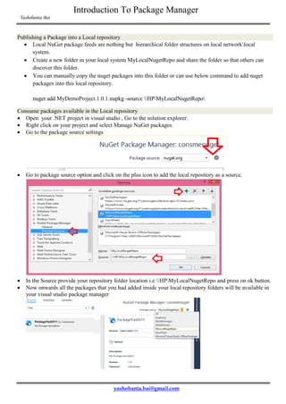 Introduction to package manager | PDF