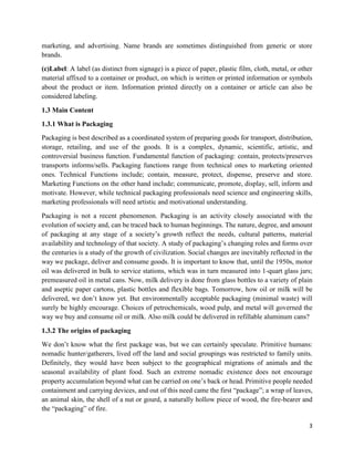 Introduction to packaging | PDF