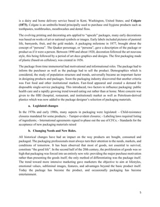 Introduction to packaging | PDF