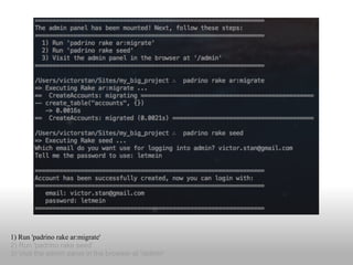 Introduction to padrino | PDF | Programming Languages | Computing