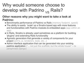 Introduction to padrino | PDF | Programming Languages | Computing