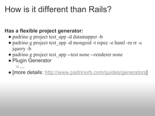 Introduction to padrino | PDF | Programming Languages | Computing