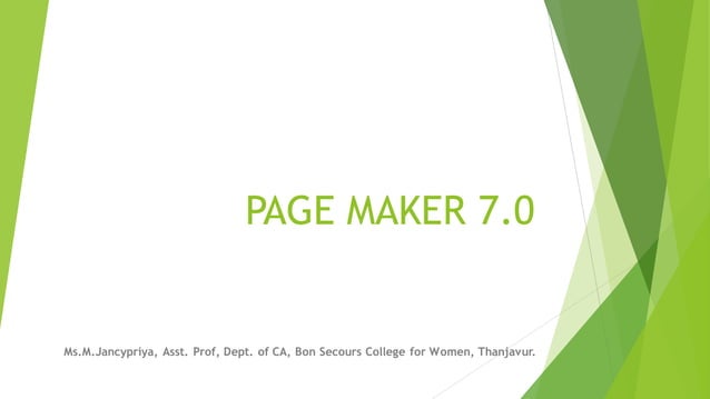 Introduction to pagemaker | PDF | Desktop Publishing | Computer Software and Applications