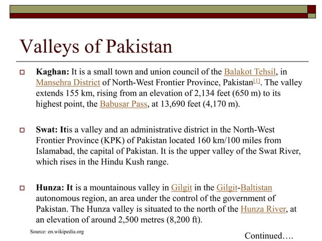 Introduction to Pakistan.ppt | Africa Travel | Travel Locations