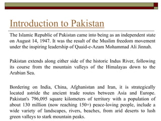 Introduction to Pakistan.ppt