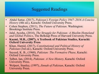 Introduction to pakistan studies | PPTX