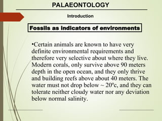Introduction To Paleontology for MSc and BS Students | PPT