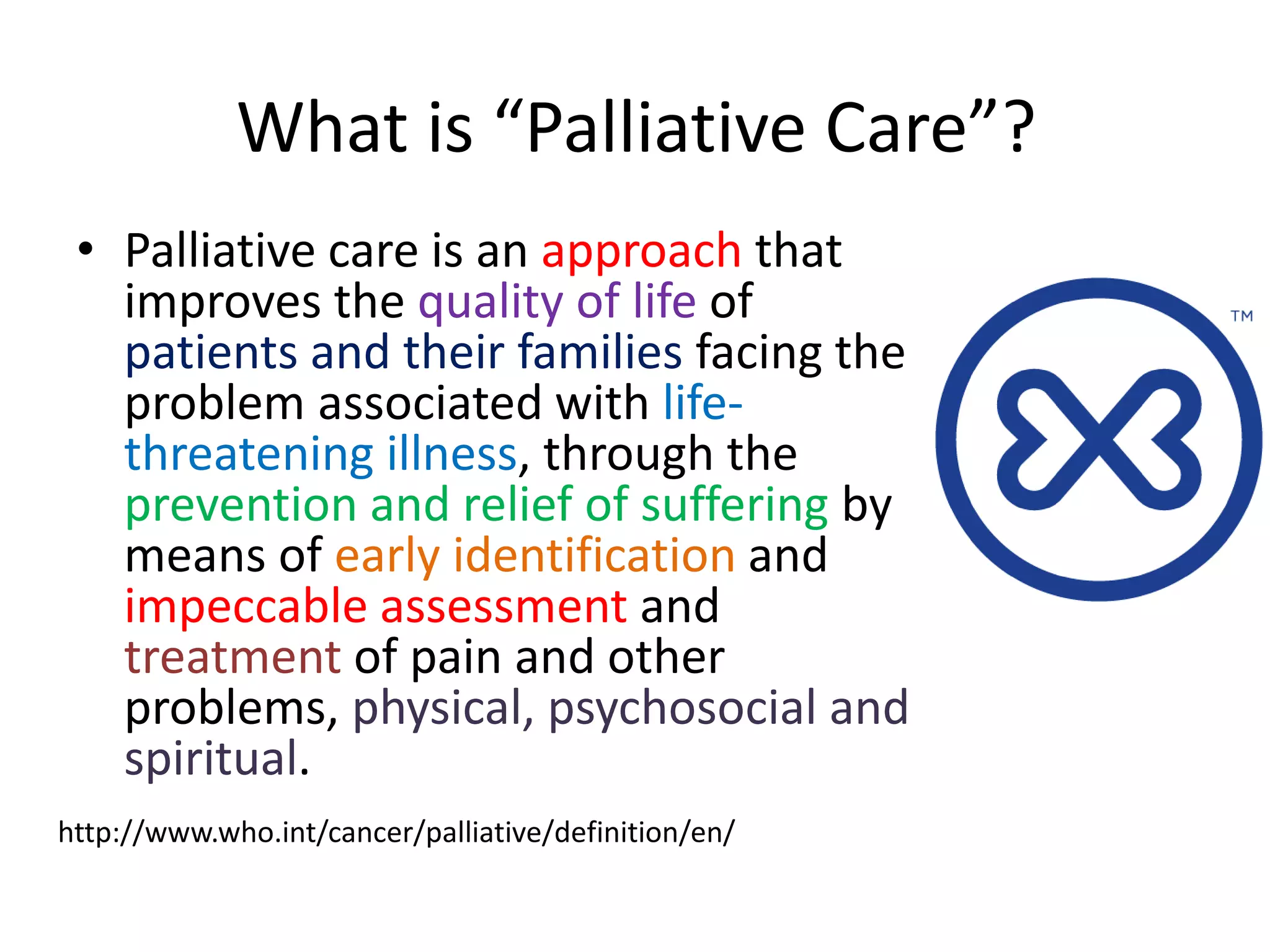 Introduction to palliative care | PPTX
