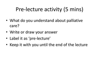 Introduction to palliative care | PPTX