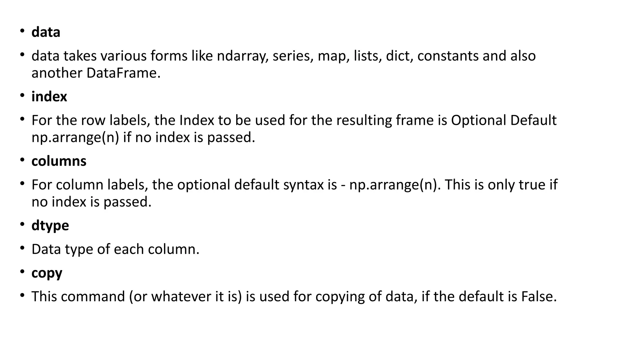 Introduction To Pandas Ppt