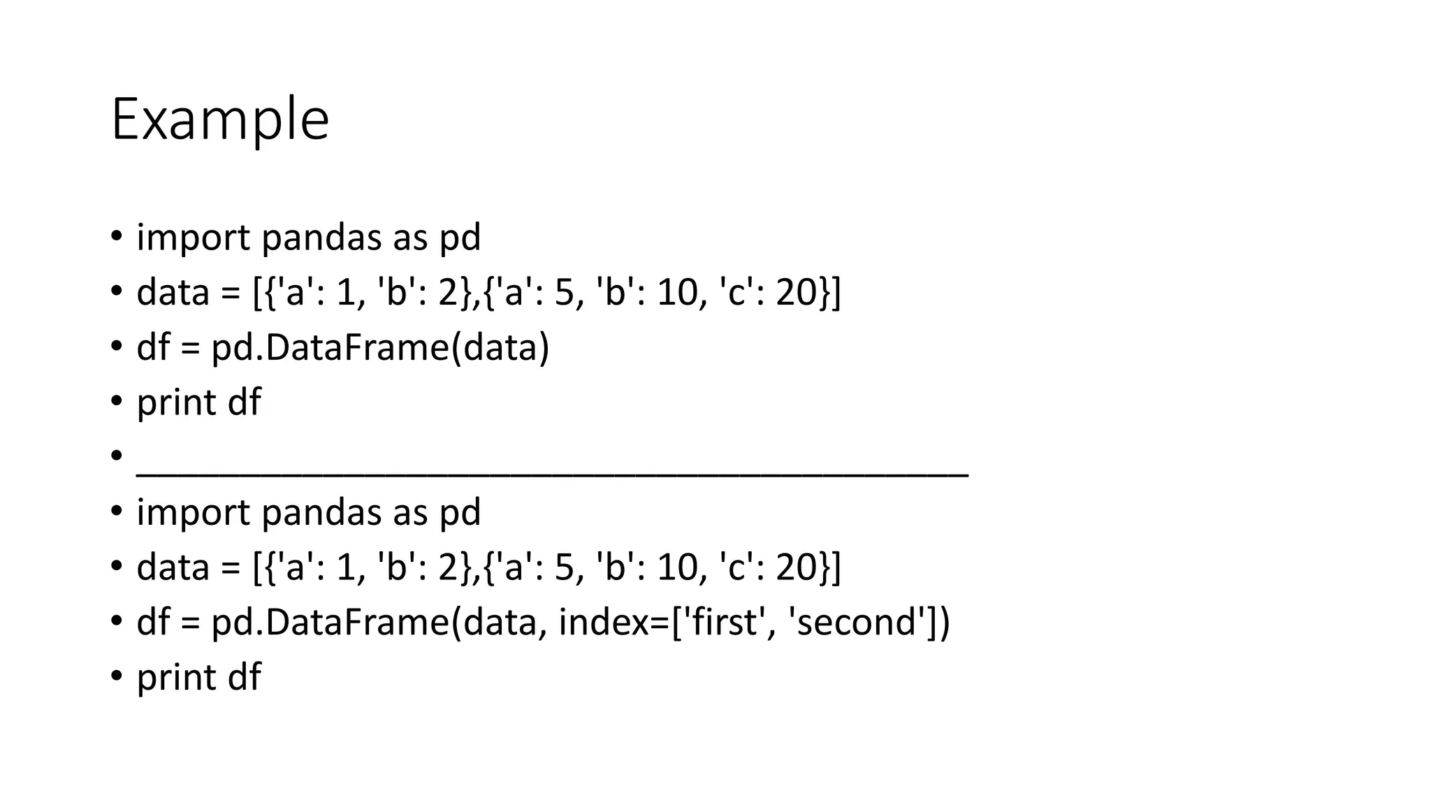 Introduction To Pandas Ppt