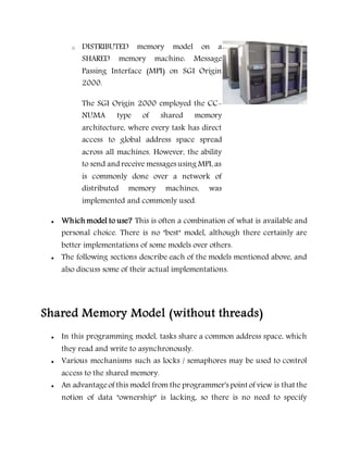 Introduction to parallel computing | DOCX