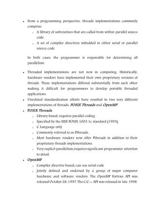 Introduction to parallel computing | DOCX