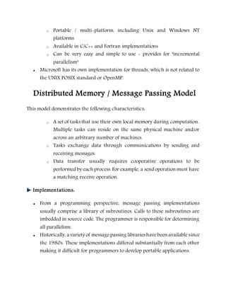 Introduction to parallel computing | DOCX
