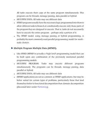 Introduction to parallel computing | DOCX