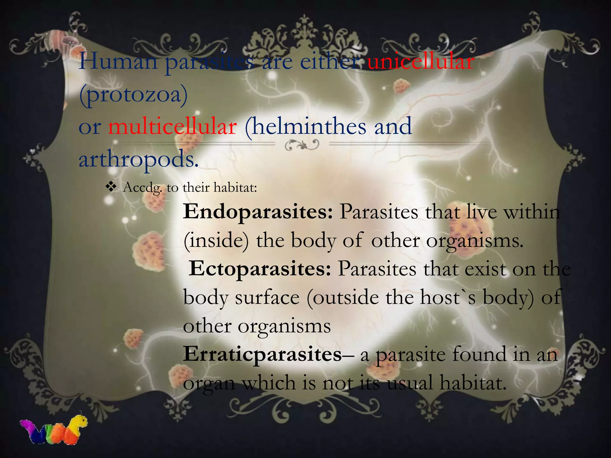 Introduction to parasitology | PPTX