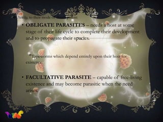 Introduction to parasitology | PPTX