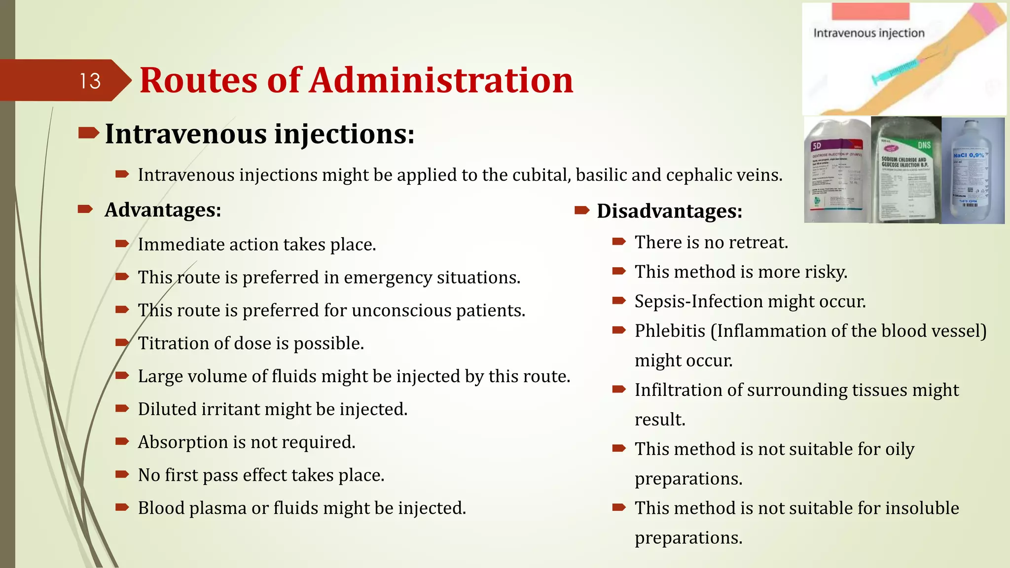 Introduction to parenteral products and routes of administration | PDF