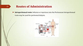 Introduction to parenteral products and routes of administration | PDF