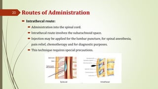 Introduction to parenteral products and routes of administration | PDF