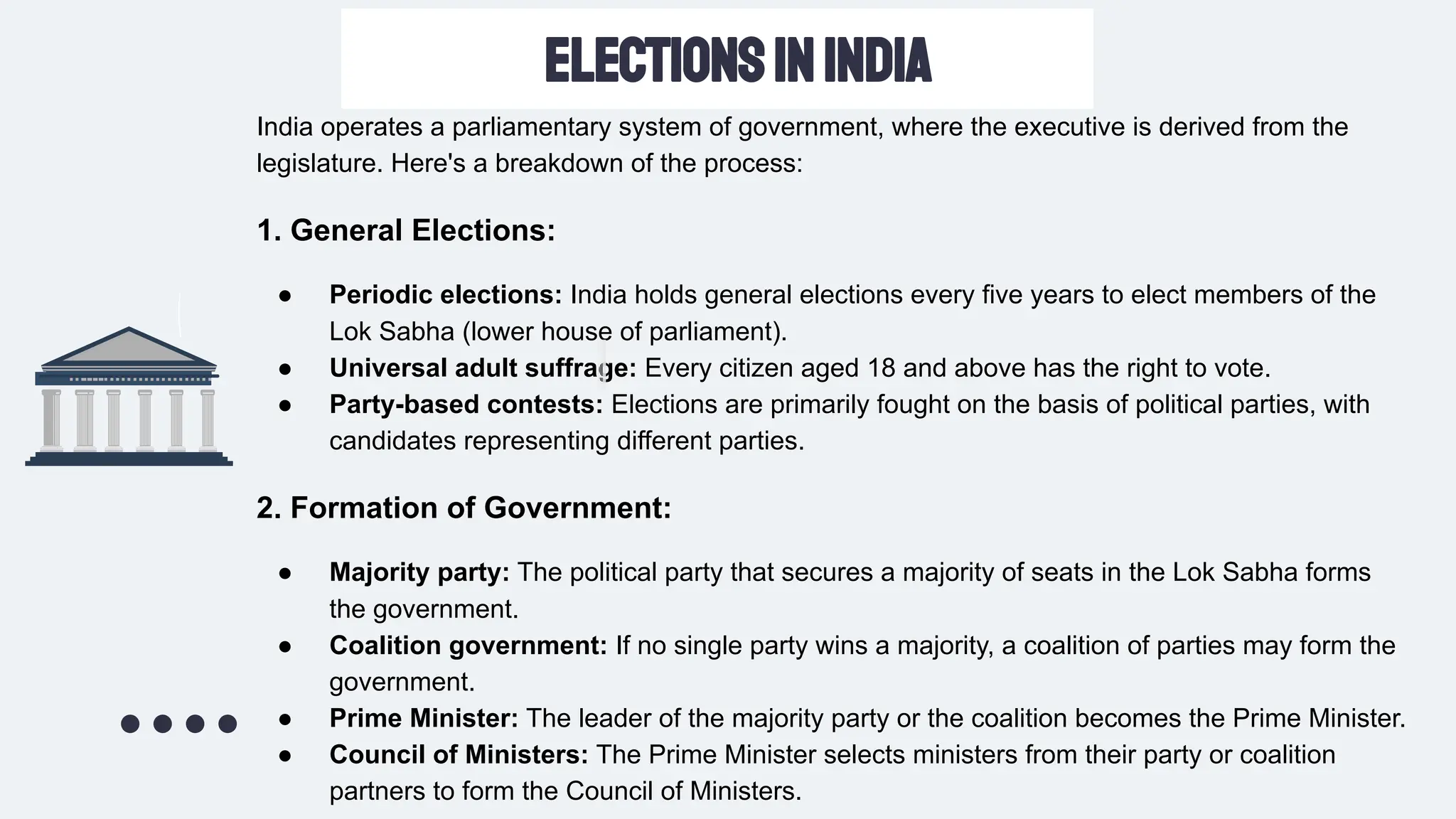 Introduction to Parliament.. Grade 8 and Above | PPT