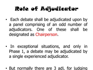 Introduction to parliamentary debate | PPTX