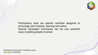 Introduction to participatory tools | PPTX