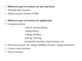 Introduction to Passive Circuit Elements.pptx | Consumer Electronics ...