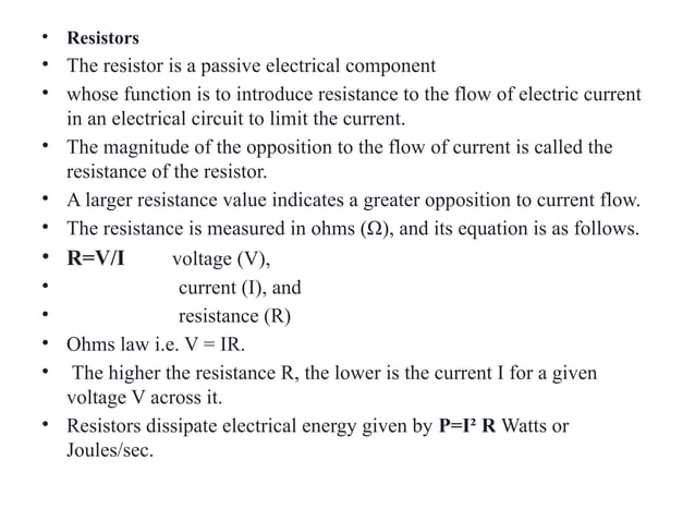 Introduction to Passive Circuit Elements.pptx