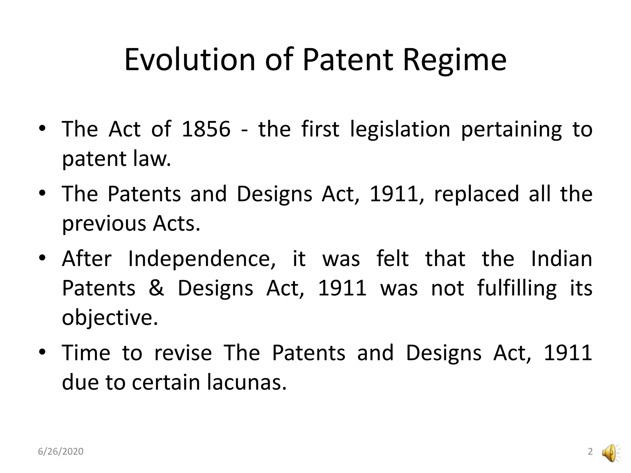 Introduction to patents | PPTX