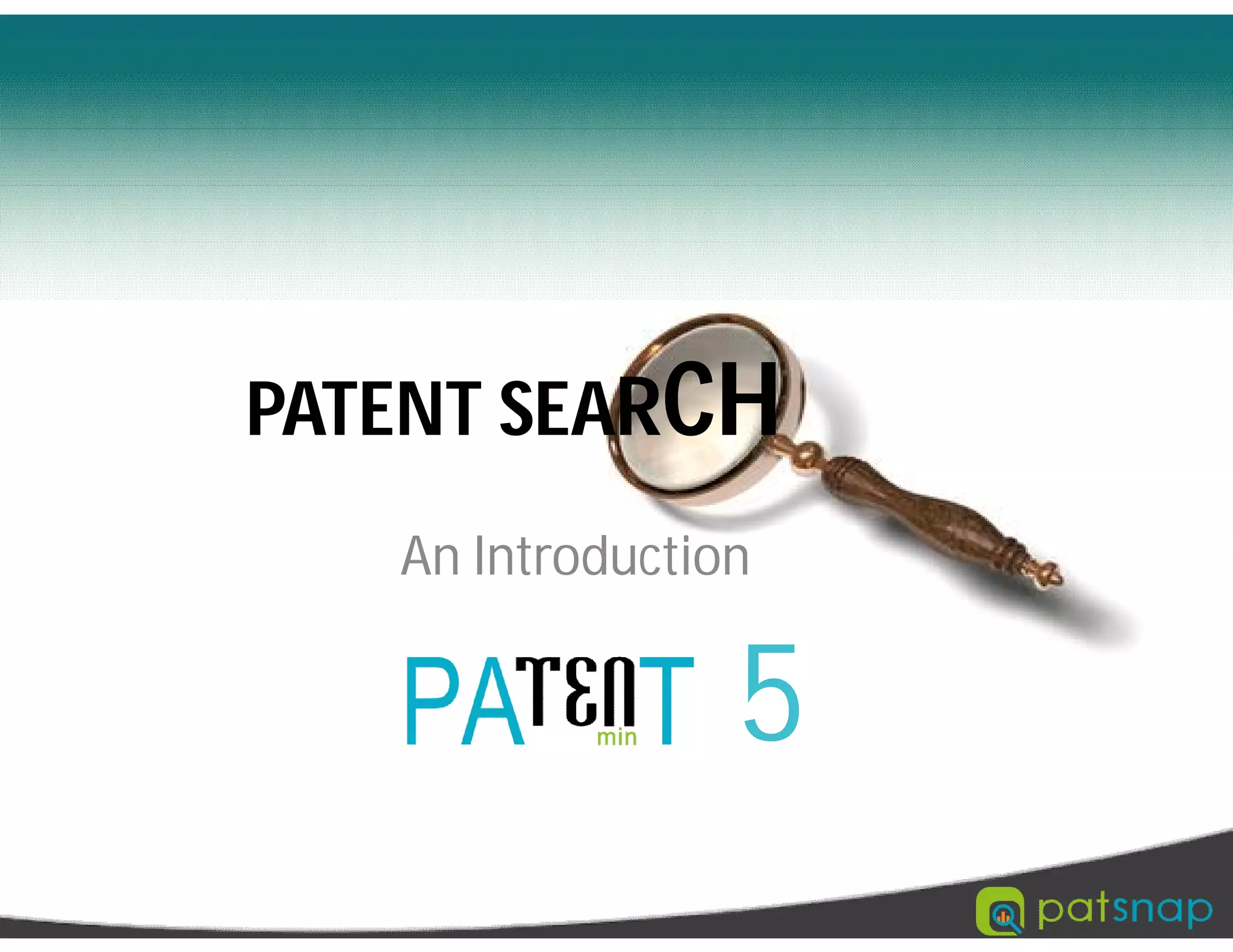 Introduction to patent search | PDF