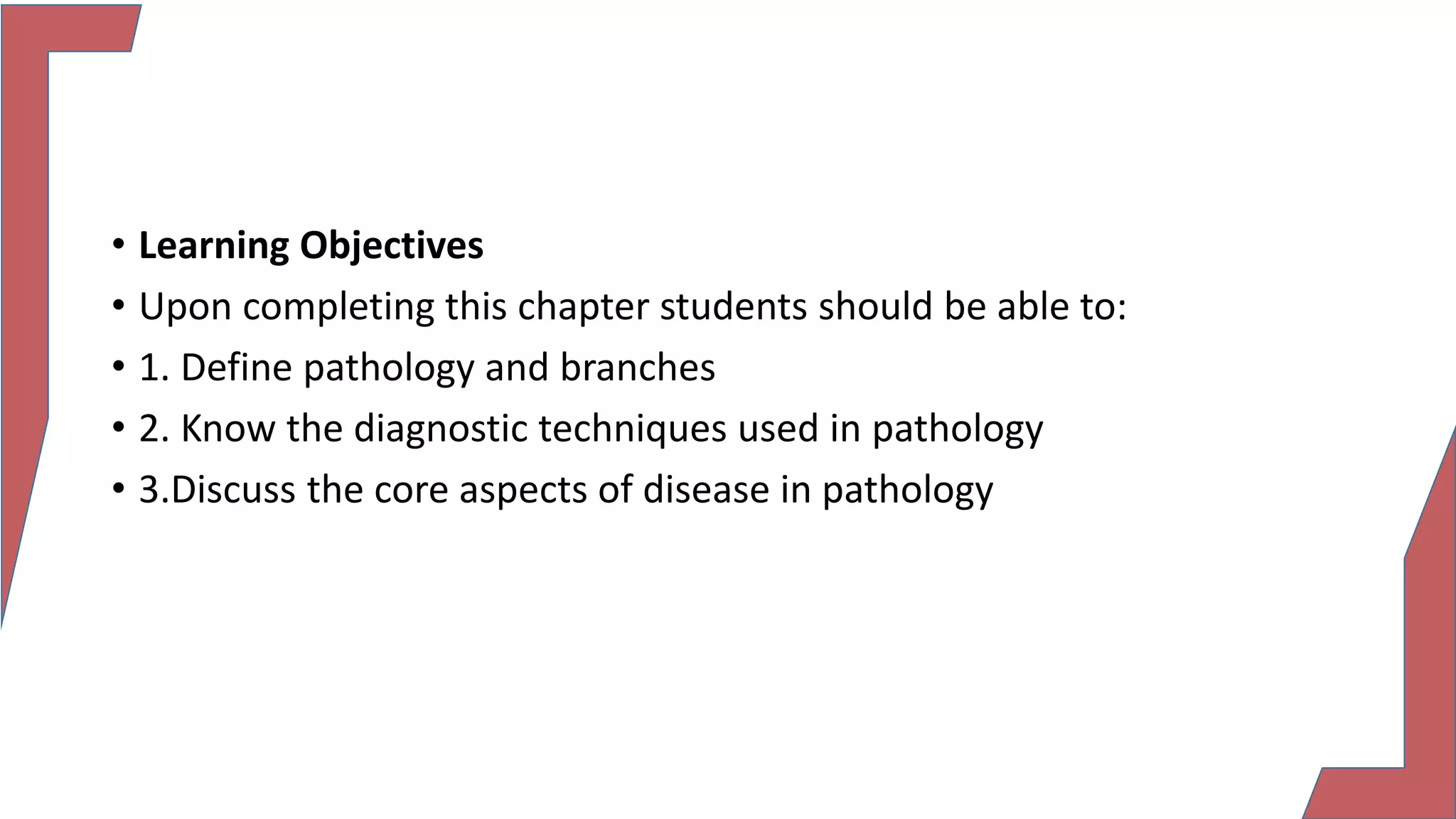 Introduction to pathology | PPTX