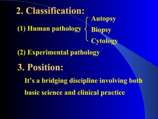 Introduction to pathology | PPT